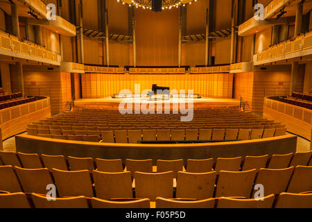 Interior view of the Chan Centre for the Performing Arts on the campus ...