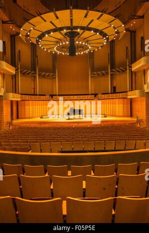 Interior view of the Chan Centre for the Performing Arts on the campus ...