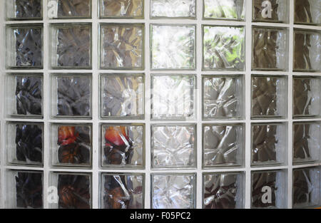Pattern of glass block wall texture and background Stock Photo - Alamy