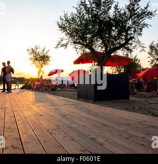 Copa Beach, Copacagrana, Wien Stock Photo - Alamy