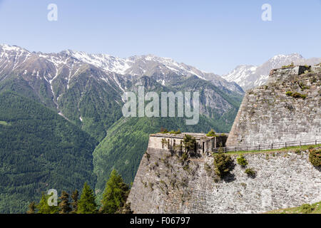 Fenestrelle Fort - North Italy. The 300 years old abandoned fortress ...