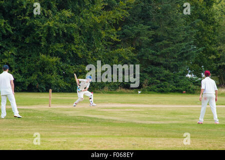 Old Wolves v Rugely Cricket teams playing a match at Wolverhampton ...
