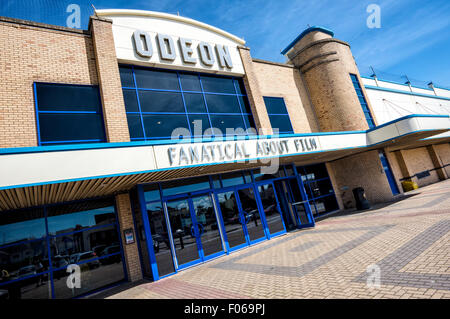 Outside of an Odeon Multiplex Cinema complex in Blackpool Stock Photo ...