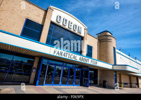 Outside of an Odeon Multiplex Cinema complex in Blackpool, Lancashire ...