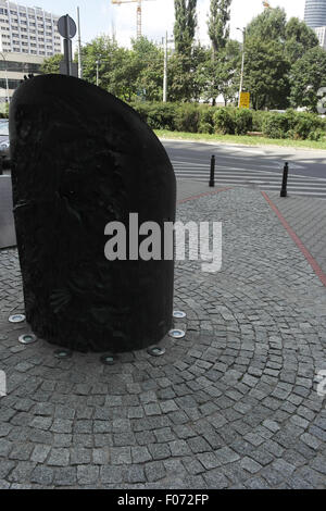 Red pavings leading to the actual manhole used by escaping Jewish ...