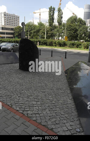 Red pavings leading to the actual manhole used by escaping Jewish ...