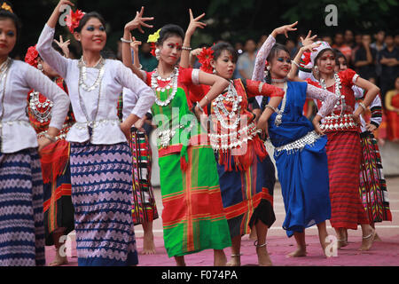 Woman from the Marma tribe in Chittagong Hill Tracts - Bangladesh Stock ...