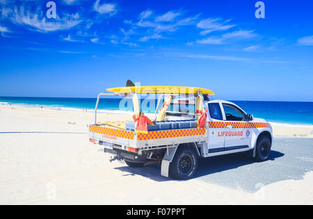 Lifeguard Vehicle on Beach Stock Photo: 26530024 - Alamy