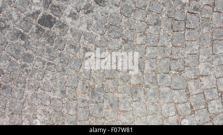 Stone road texture. Stone walk background. Granite cobblestoned ...