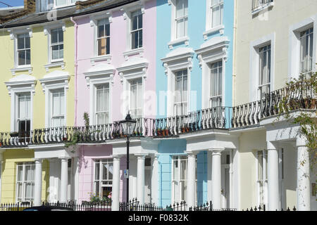 Colourful houses, Primrose Hill London Paddington Bear Film location ...