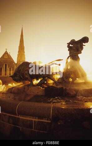 Gefion springvandet Gefion fountain Copenhagen Denmark Stock Photo - Alamy