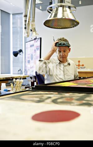 Michael Duffy painting in The Museum of Modern Art, New York, USA Stock ...