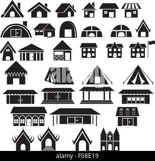 House, residential, style, and other icon in black,outline style ...