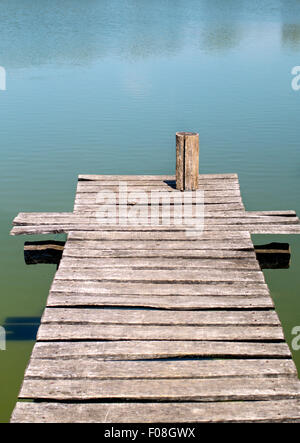 Old wooden pier plank background texture Stock Photo - Alamy