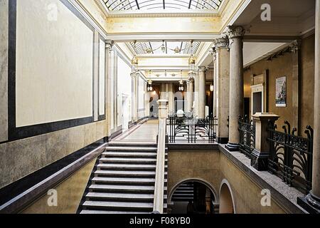 View of Ruprecht-Karls-University historical Aula interior in ...