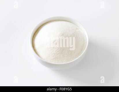 Bowl of full cream powdered milk Stock Photo - Alamy