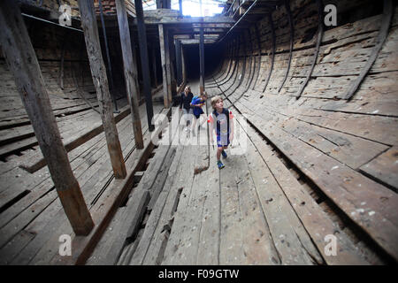 Edwin Fox Sailing Ship Hull in Dry Dock, Picton New Zealand. The oldest ...