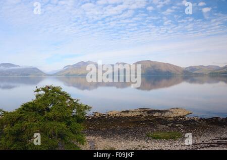 Kentallen, Loch Linnhe, Scotland on a summer morning Stock Photo - Alamy