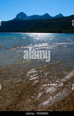 Stanley Lake, Ponderosa Pine Scenic Byway, Sawtooth National Recreation ...