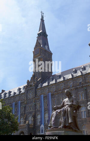 Georgetown University was founded by John Carrol in 1789 Stock Photo ...