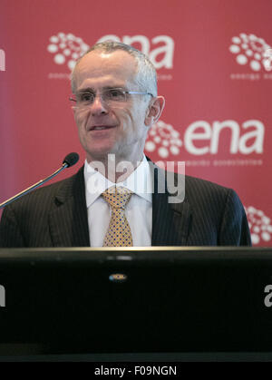 Rod Sims of the ACCC, speaking at a conference in Melbourne, Australia ...