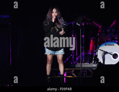 Taiwan singer A-mei performs during a private party in Los Angeles ...
