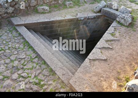 Santa Cristina sacred well in Paulilatino, Oristano, Sardinia, Italy ...