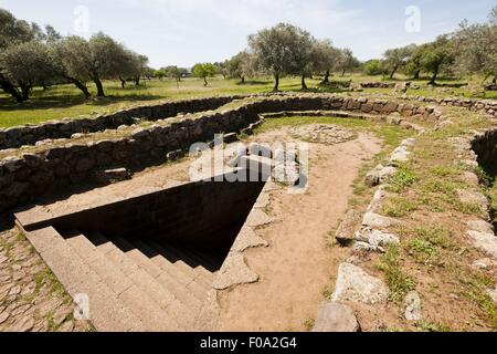 Santa Cristina sacred well in Paulilatino, Oristano, Sardinia, Italy ...
