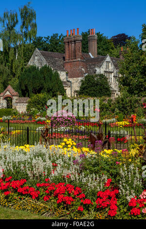 The Flower Gardens At Southover Grange, Lewes, East Sussex, UK Stock ...