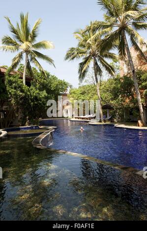 Barberyn Reef Ayurveda Resort and pool at night in Beruwala, Sri Lanka ...