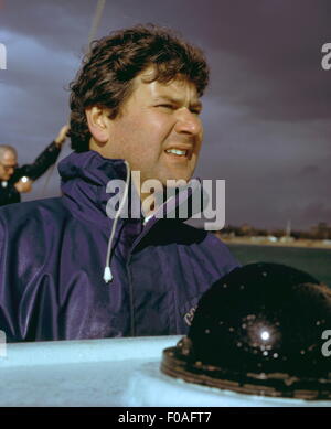 Round-the-world yachtsman Chay Blyth with his wife Maureen and their ...
