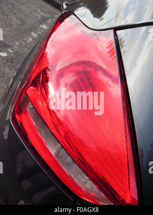 Detail on the rear light of a car Stock Photo - Alamy
