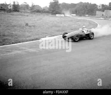 Reg Parnell in his Ferrari Stock Photo - Alamy