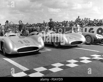 FRENCH GP REIMS START GRID FROM REAR 300 1966 Stock Photo - Alamy