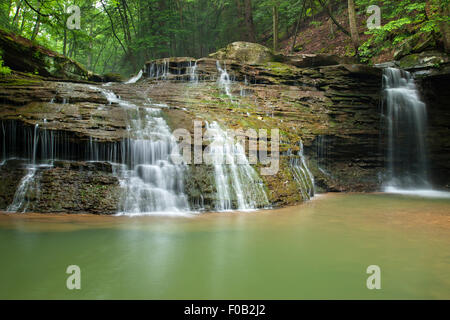 FREEDOM WATERFALL SHULL RUN ABOVE ALLEGHENY RIVER VENANGO COUNTY ...