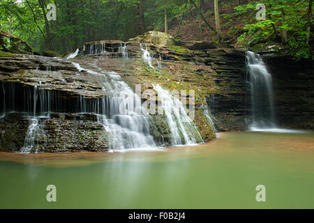 FREEDOM WATERFALL SHULL RUN ABOVE ALLEGHENY RIVER VENANGO COUNTY ...