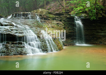 FREEDOM WATERFALL SHULL RUN ABOVE ALLEGHENY RIVER VENANGO COUNTY Stock ...