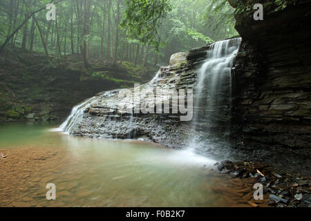 FREEDOM WATERFALL SHULL RUN ABOVE ALLEGHENY RIVER VENANGO COUNTY ...