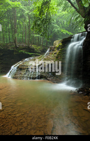 FREEDOM WATERFALL SHULL RUN ABOVE ALLEGHENY RIVER VENANGO COUNTY ...