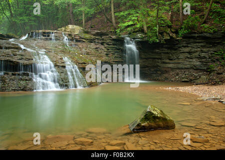 FREEDOM WATERFALL SHULL RUN ABOVE ALLEGHENY RIVER VENANGO COUNTY Stock ...