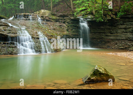 FREEDOM WATERFALL SHULL RUN ABOVE ALLEGHENY RIVER VENANGO COUNTY Stock ...