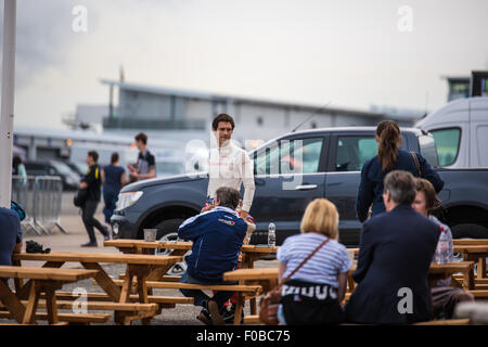 Bruno Senna the nephew of Ayrton senna signing autographs and meets the ...