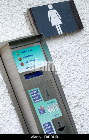 Public pay toilet WC in central London Stock Photo - Alamy