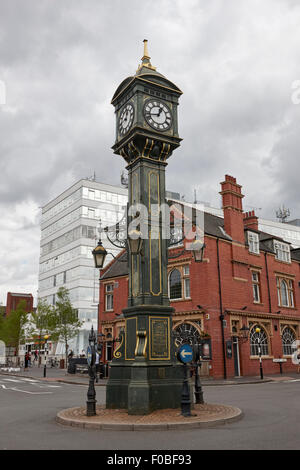 The Chamberlain Clock in the centre of the Jewellery Quarter ...