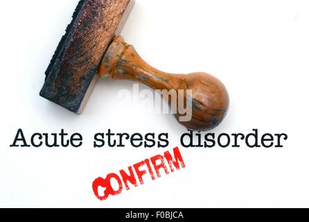 Acute stress disorder Stock Photo - Alamy