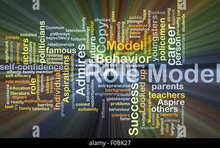 Background concept wordcloud illustration of role model Stock Photo - Alamy