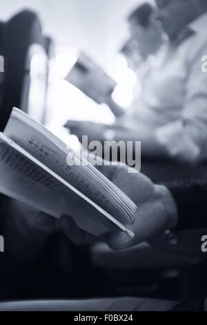 Reading light inside an Airplane Stock Photo - Alamy