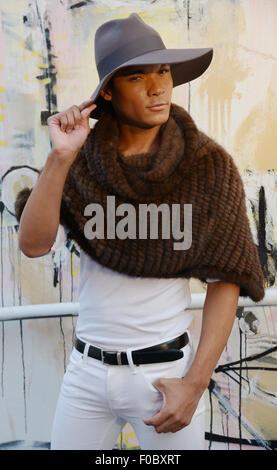 Artist Louis Carreon unveils his new installation, 'Faces' at the ...