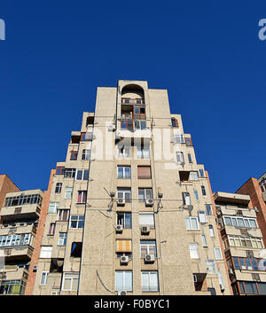 Communist-era apartment block, Bucharest, Romania Stock Photo: 86512512 ...