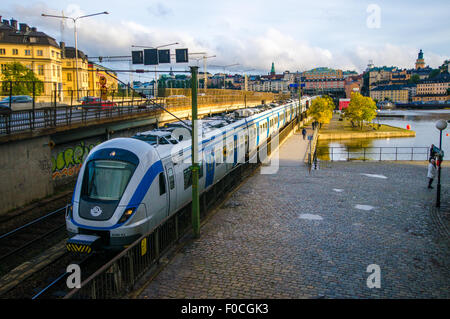 Train in Stockholm Sweden Stock Photo: 59875482 - Alamy